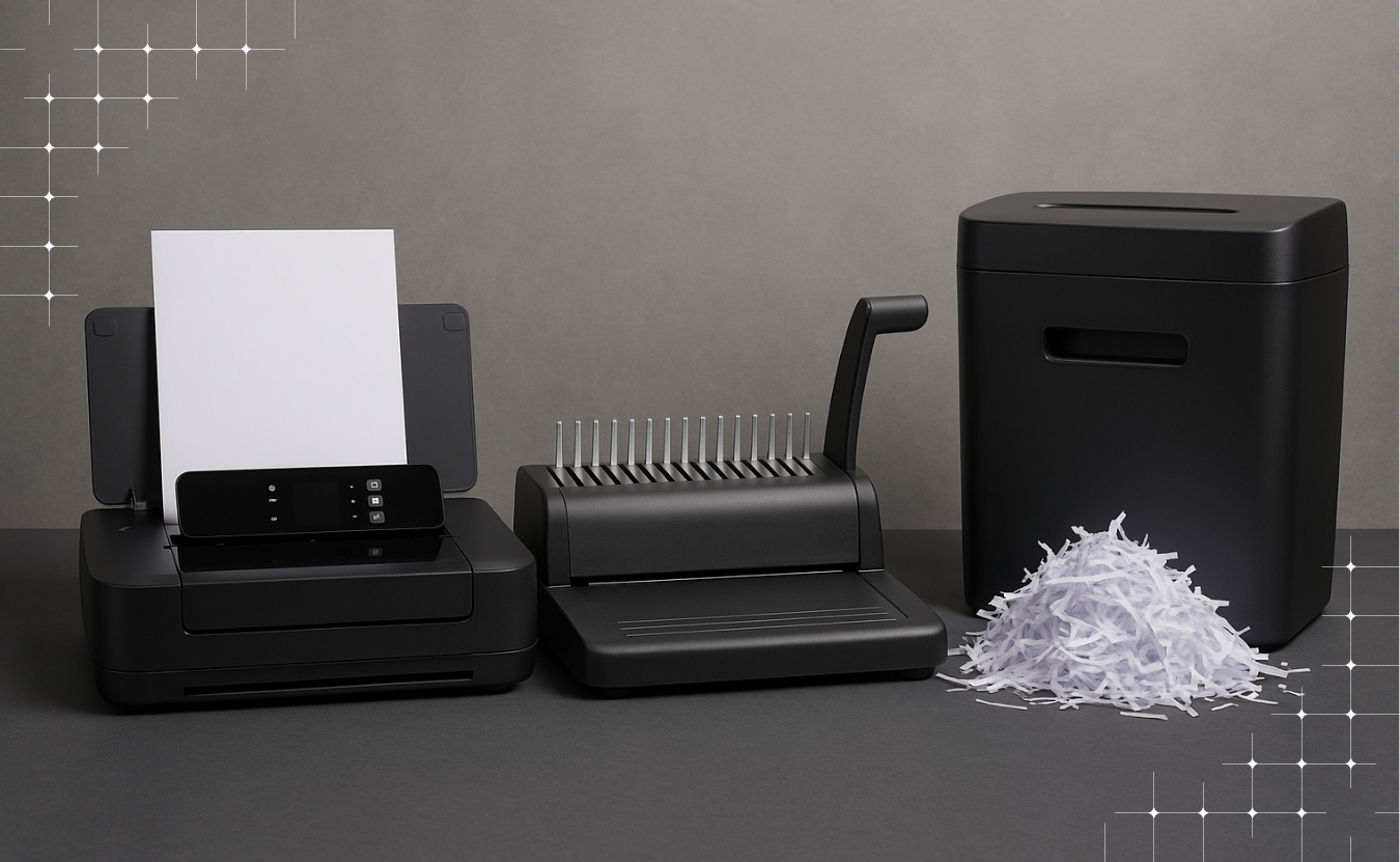 The Unsung Heroes of Office Life: Printers, Binders & Shredders – Nivro